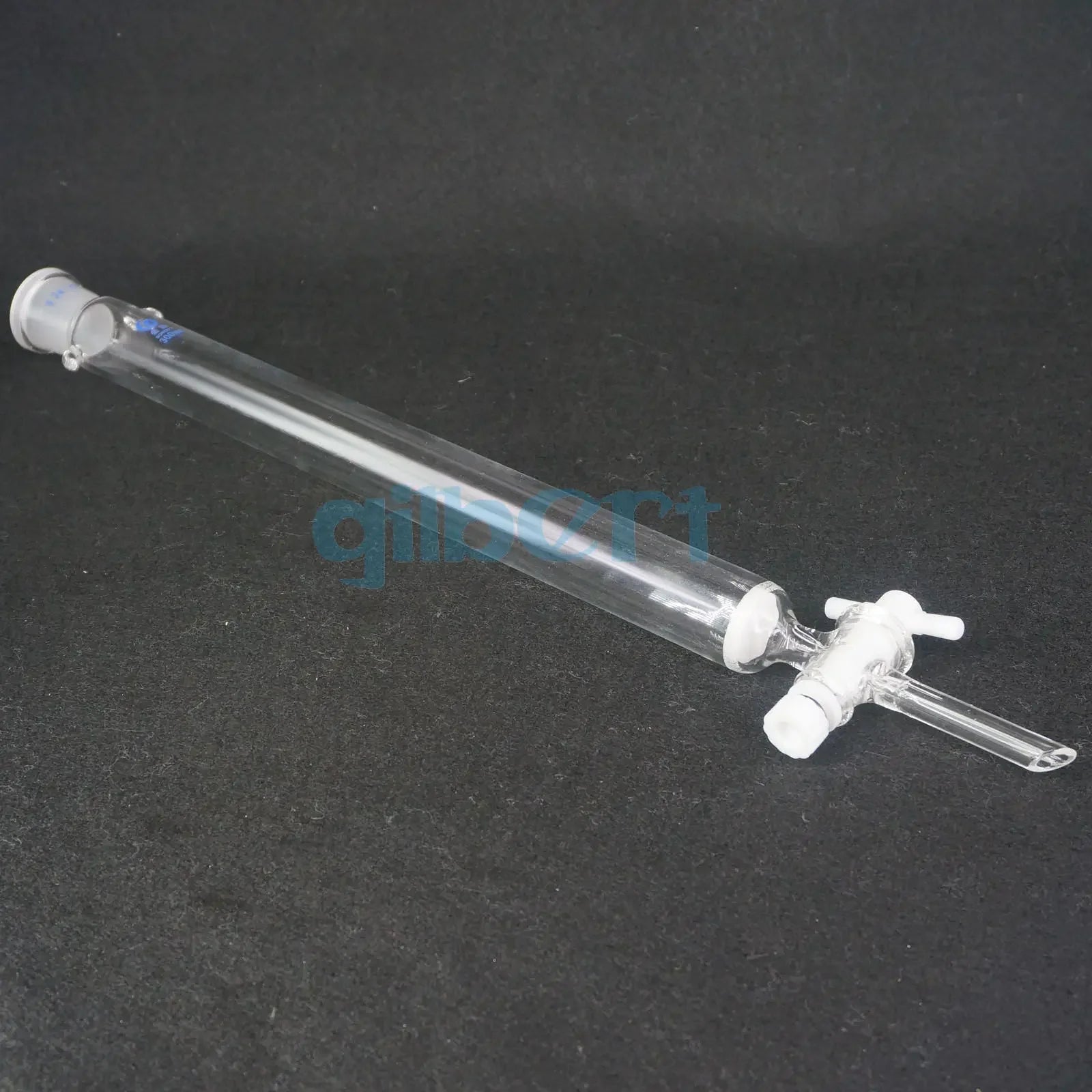 30x300mm 24/29 Glass Chromatography Column PTFE Stopcock Ground Cone ...