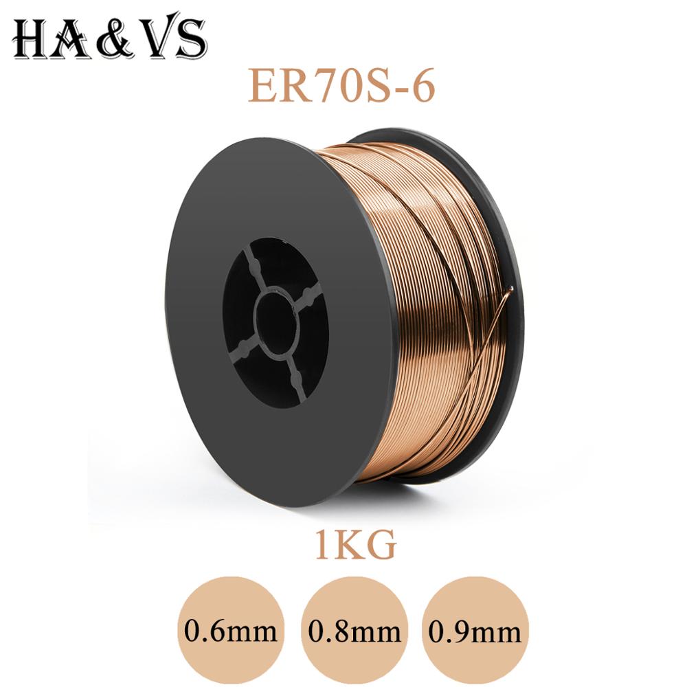 1KG 2.2LBS MIG ER70S-6 ER70S6 Carbon Steel Welding Wire 0.6/ 0.8/ 0.9mm For MIG Welder Tool ...