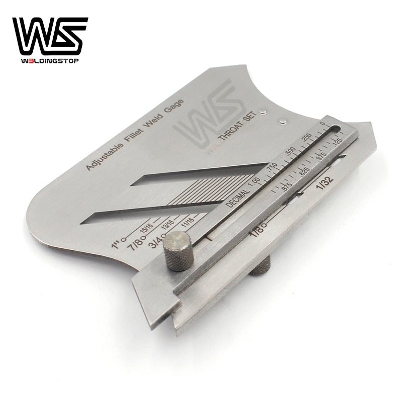 Adjustable weld Fillet Gauge MG-3 standard welding gage measuring tool ...