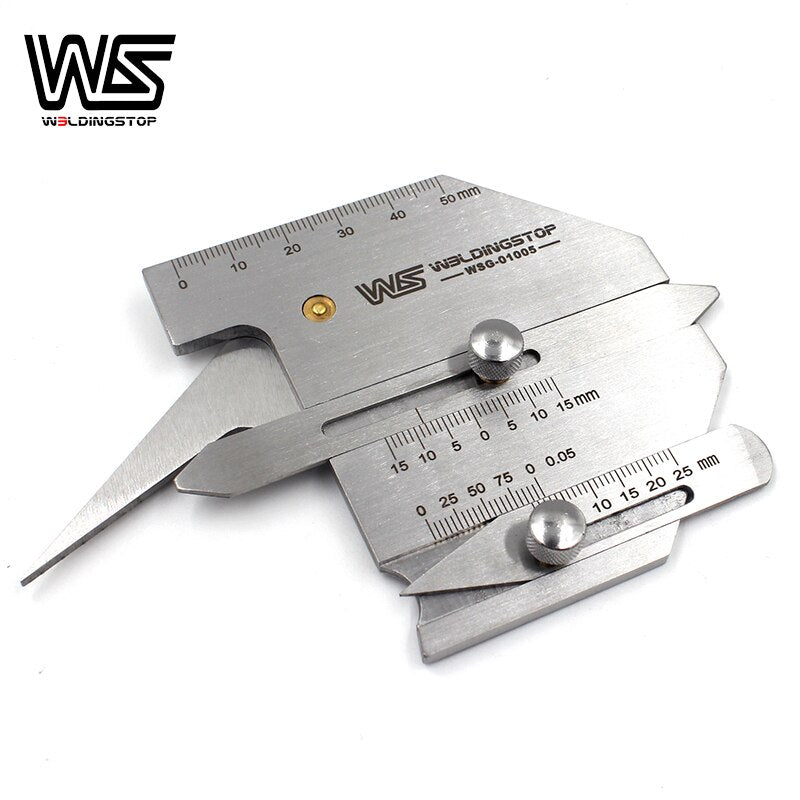 HJC60 Weld bead height welding seam gap Ruler Gage Metric Welding Gauge ...