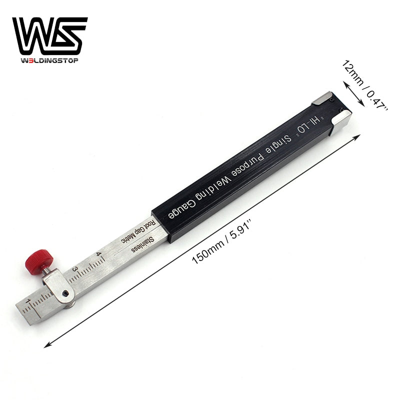 Internal single purpose HI-LO Small Height Gauge welding gage Ruler Ro ...