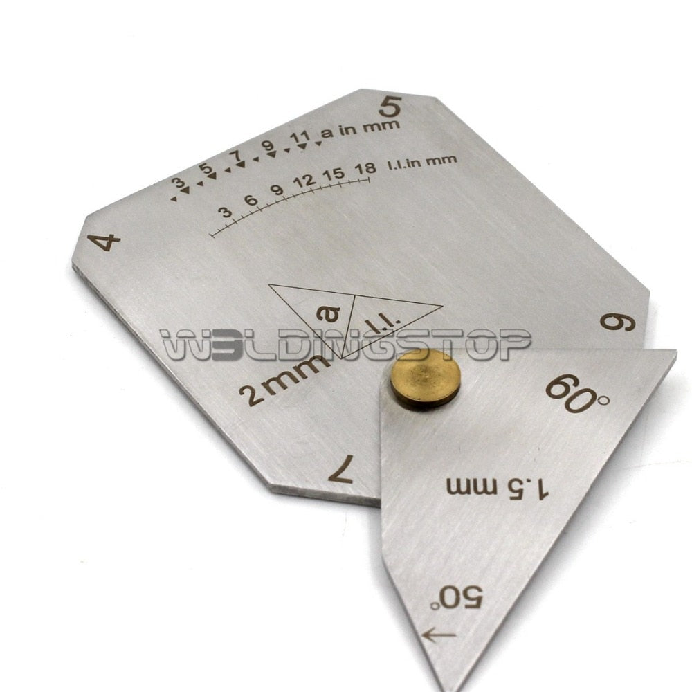 Square Welding Gage Weld Fillet Throat/leg Width Inspection Tool 50/60 ...