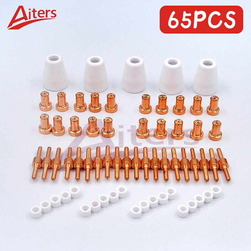 PT31 Plasma Cutting Torch Kit 65PCS/Kits for 40A Cutting Torch ...