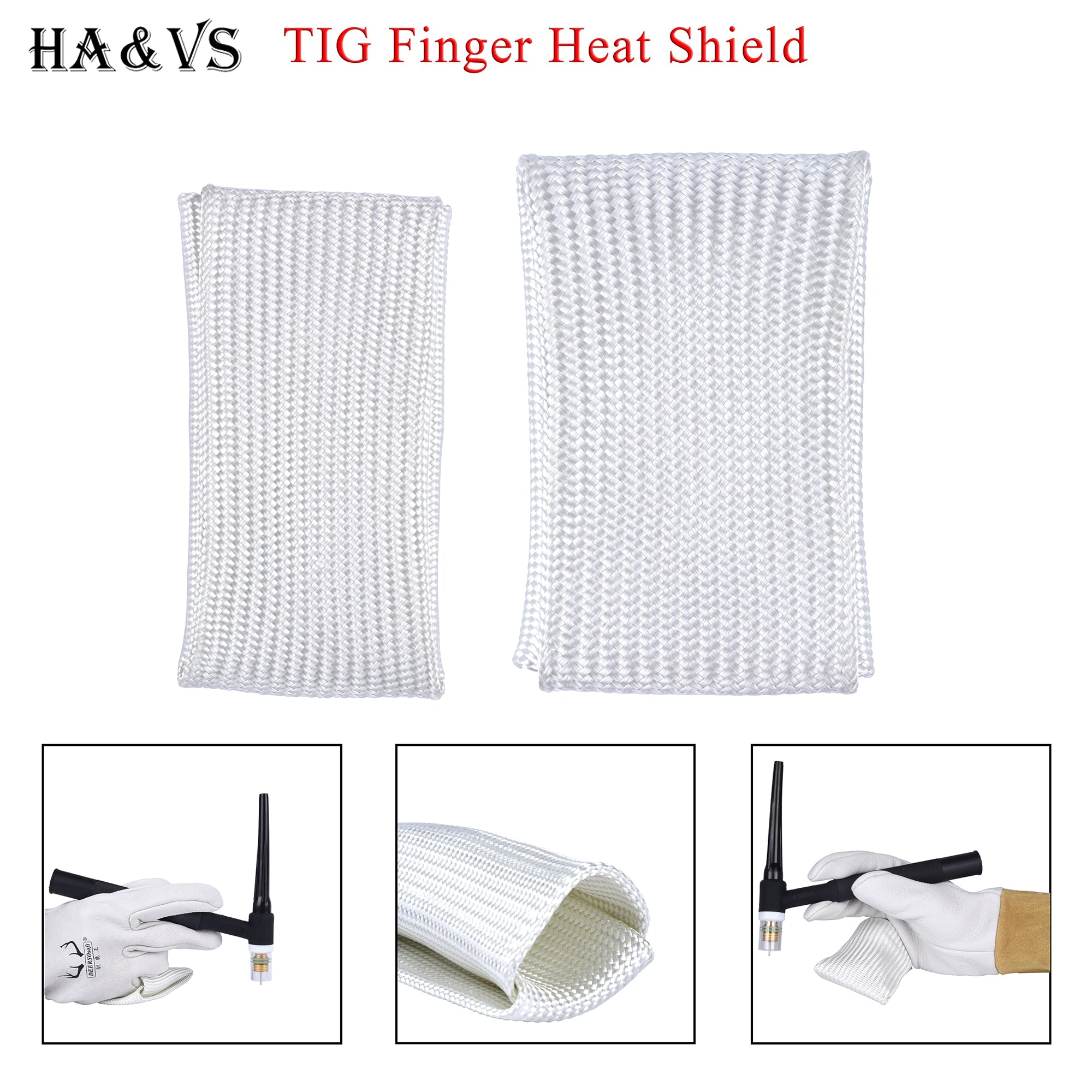 TIG Fingertips Heat Shield Guard Welding Gloves Finger Cover For Weldi ...