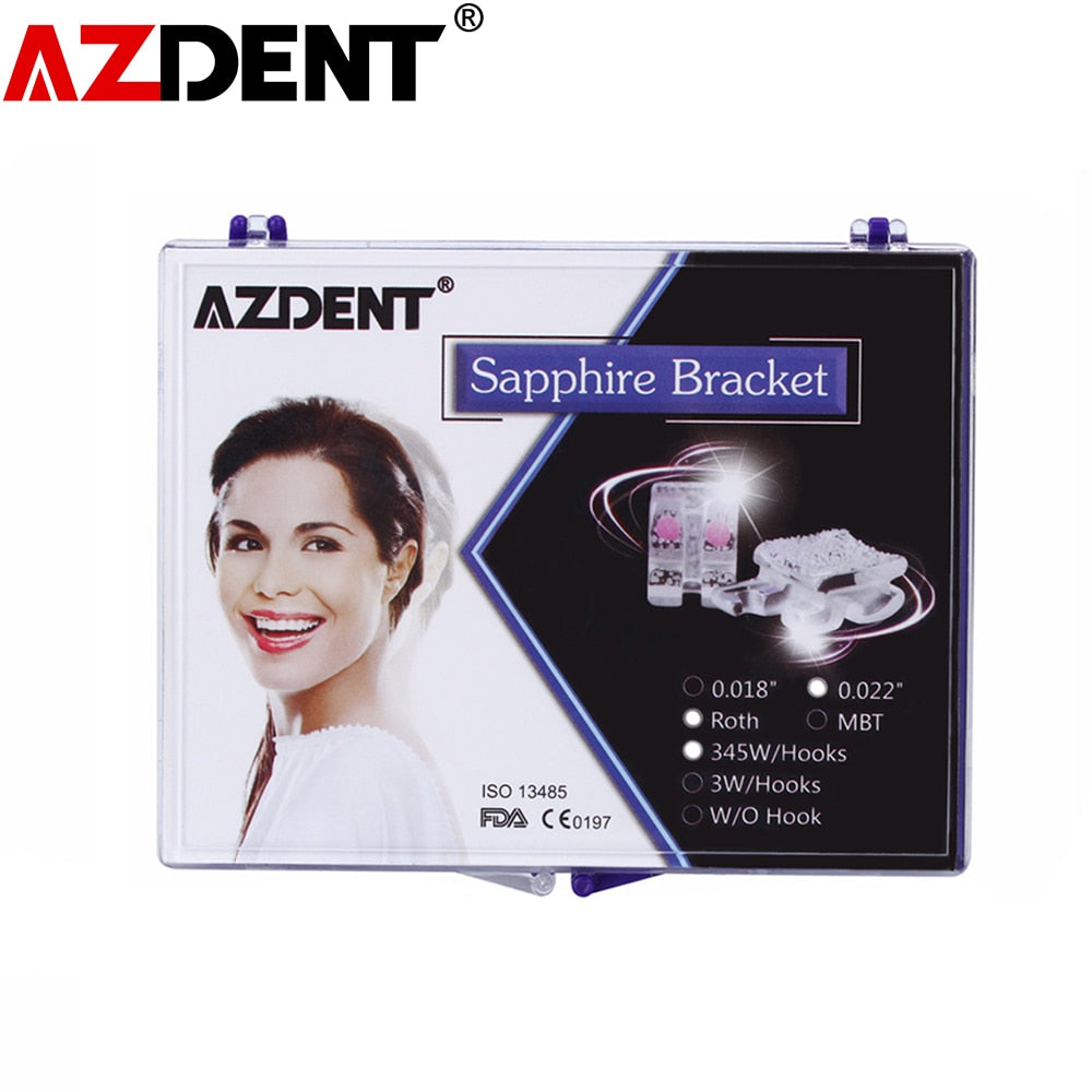 Dental Orthodontic Monocrystalline Sapphire Bracket Braces MINI Roth ...